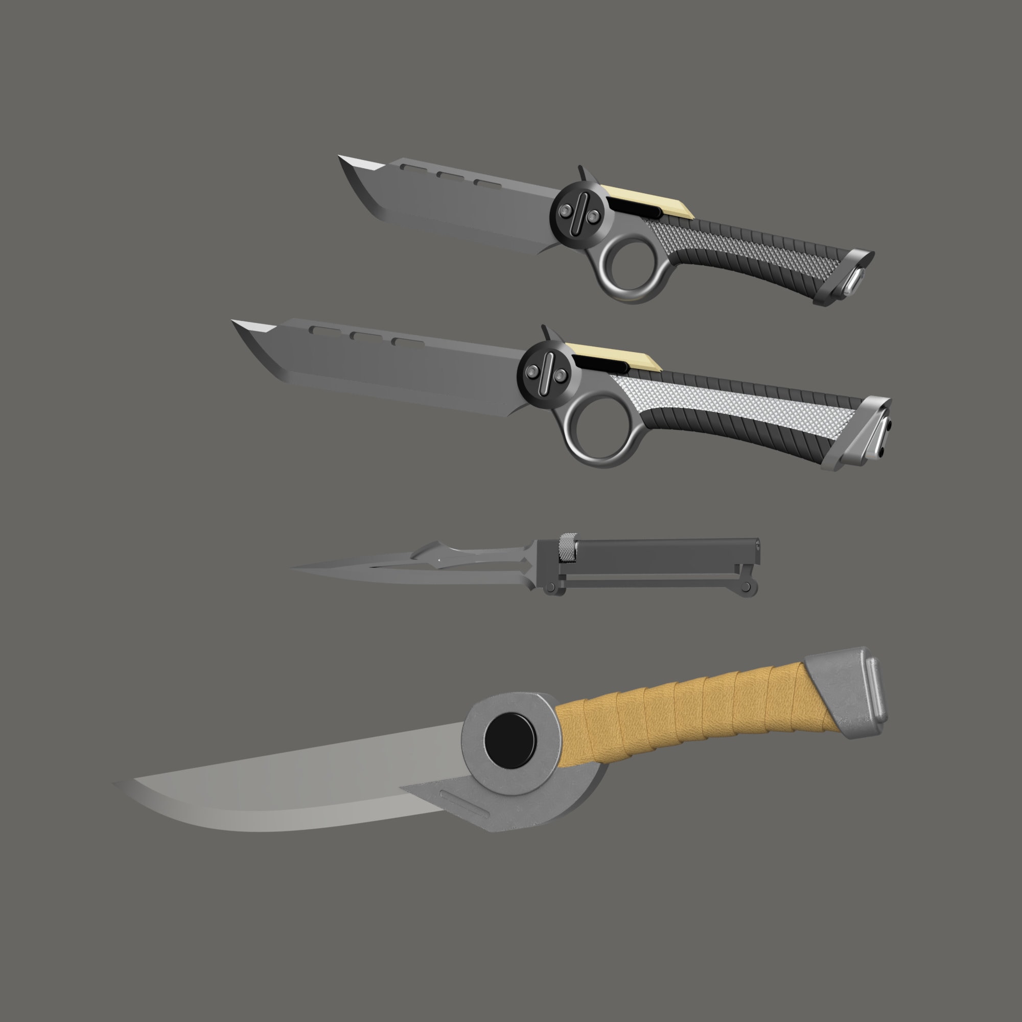 Star Wars Inspired Vibro Knife Set - Etsy