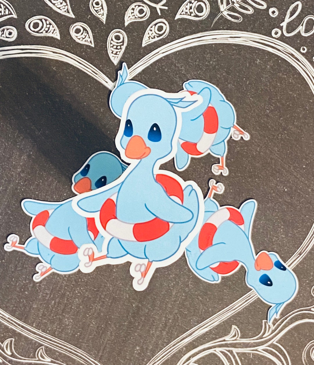 STICKER: FFXIV Castaway Chocobo Blue Chick Pet Minion Stickers ...