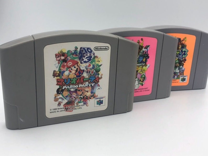 Mario Party 1 2 & 3 Nintendo 64 Japan 3-game Set N64 Japanese - Etsy