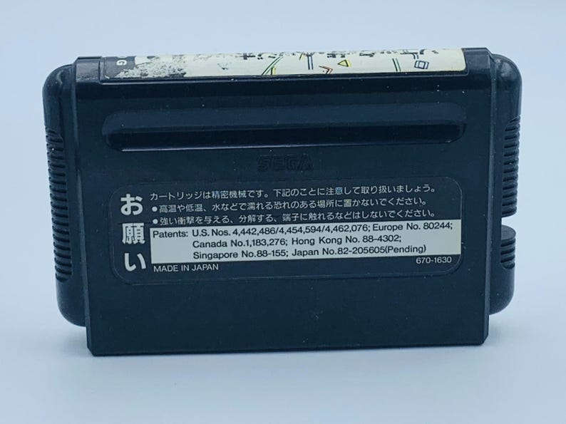 Sonic the Hedgehog 1 Sega Mega Drive Cartridge Megadrive MD (genesis ...