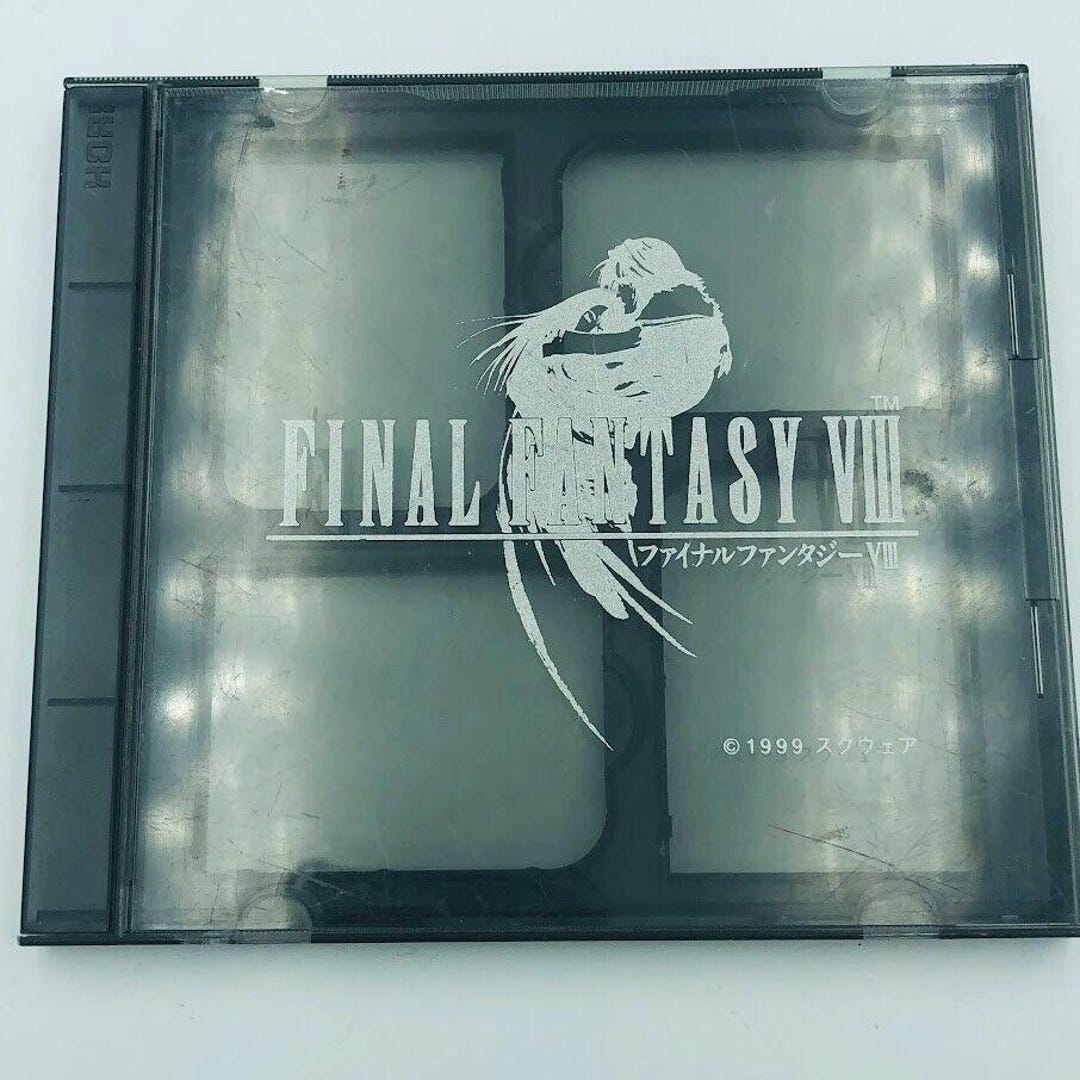 Final Fantasy VIII Playstation PS1 4x Memory Card Holder Case 1999 by ...