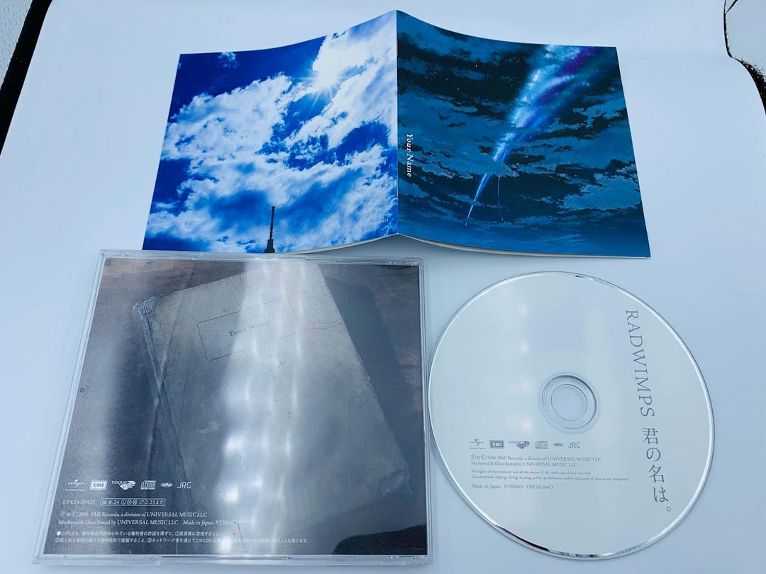 Radwimps Your Name Kimi No Na Wa Original Soundtrack CD EMI UPH-20423 ...