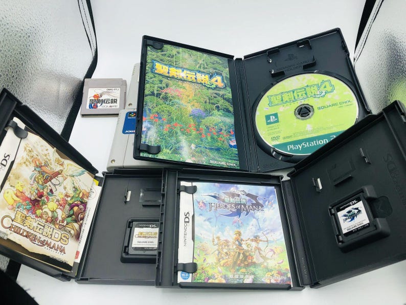 Seiken Densetsu 1 2 3 4 Secret of Mana Full Series 8-game Complete Set ...