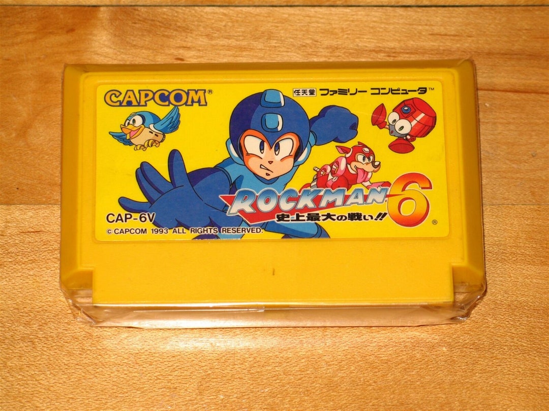 Rockman 6 Aka Mega Man 6 Nintendo Famicom Japan Import Megaman VI NES ...