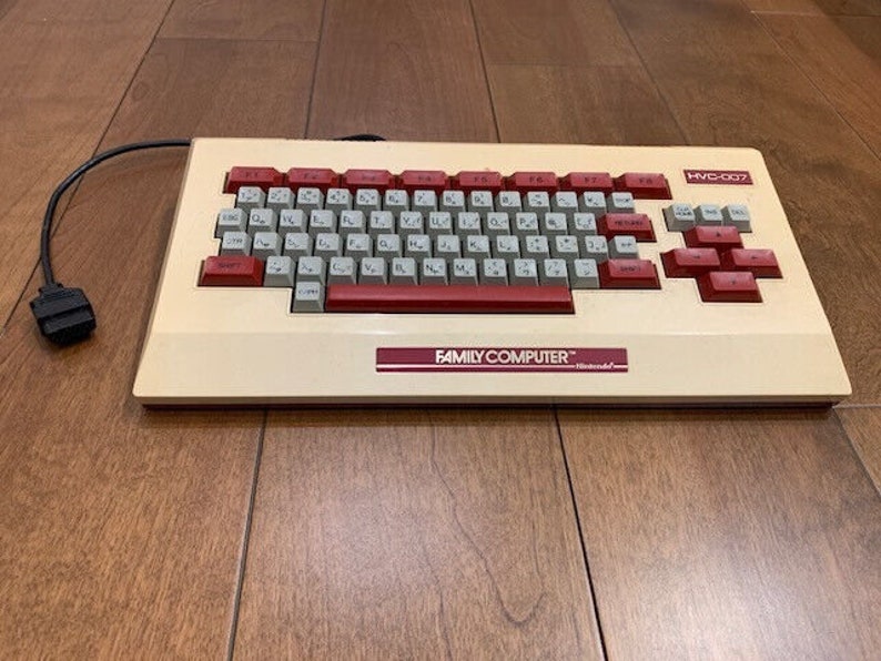 Nintendo Family Computer Keyboard Famicom HVC-007 NES Basic - Etsy