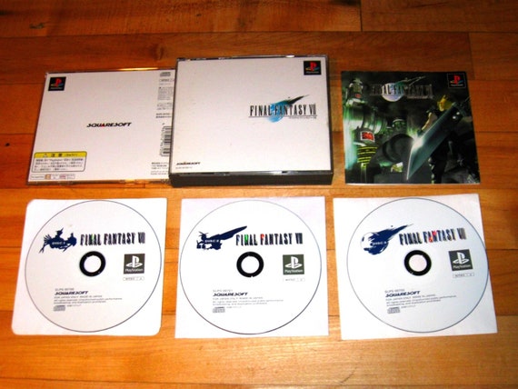 Final Fantasy VII Japanese Version playstation 1 1997 Case - Etsy