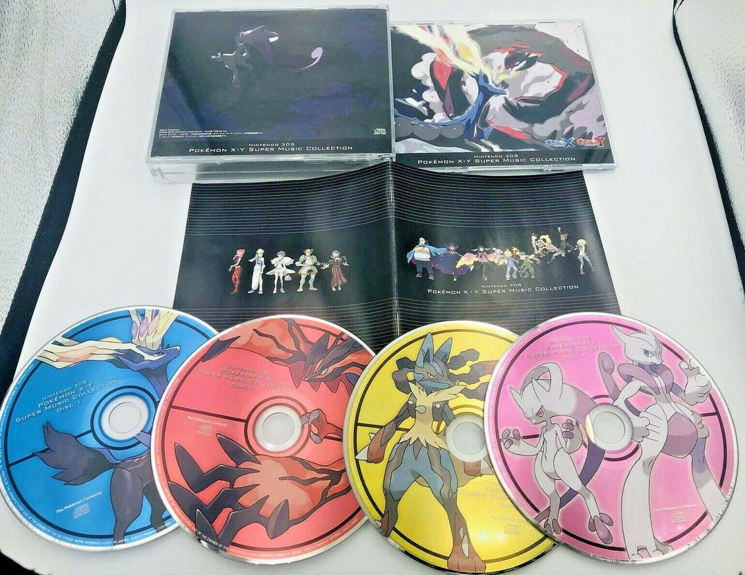 Pokémon X・Y Super Music Collection 4-CD Soundtrack Nintendo 3DS Pokemon ...