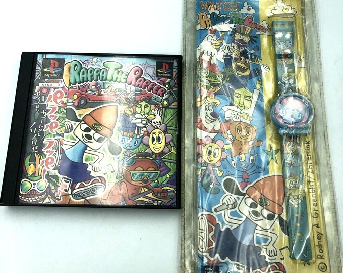 Parappa the Rapper Japanese Playstation Game NEW Katy Kat Digital Watch ...