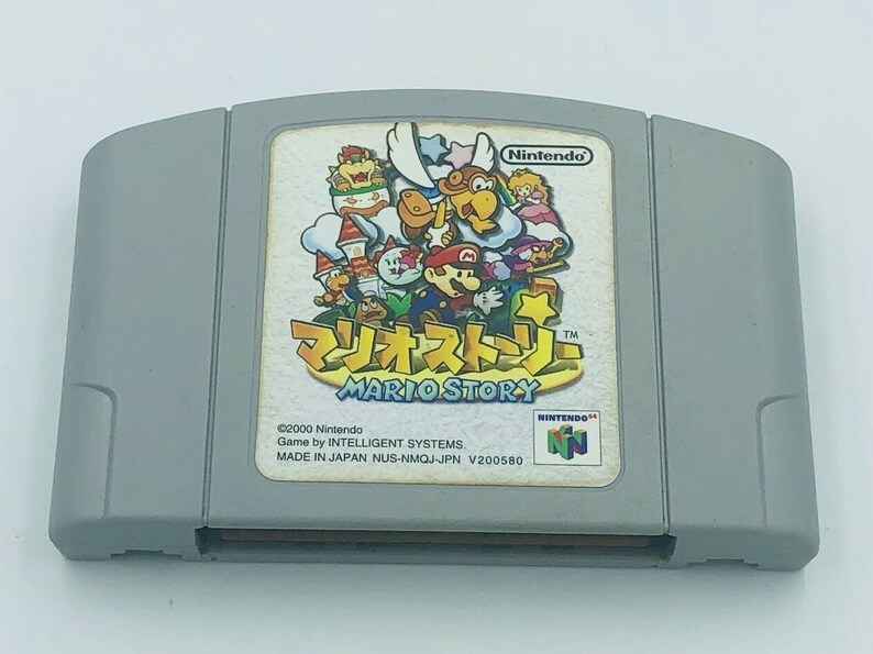 Mario Story aka Paper Mario Nintendo 64 Japan N64 Cartridge Japanese ...