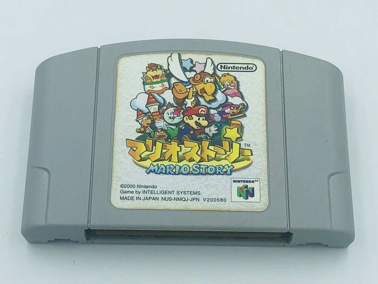 Mario Story aka Paper Mario Nintendo 64 Japan N64 Cartridge Japanese ...