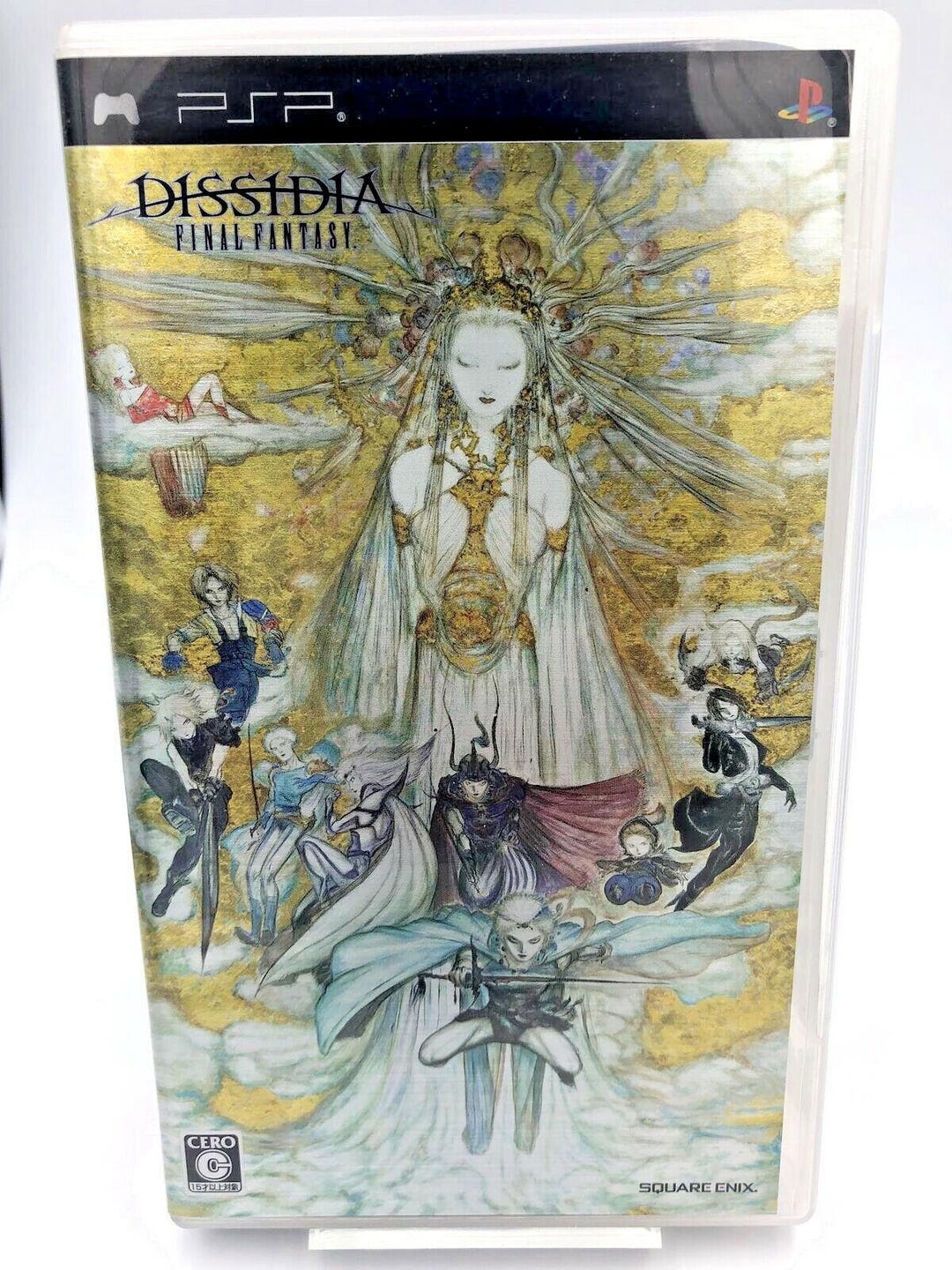 Dissidia Final Fantasy Limited Edition Gold Yoshitaka Amano Cover PSP ...