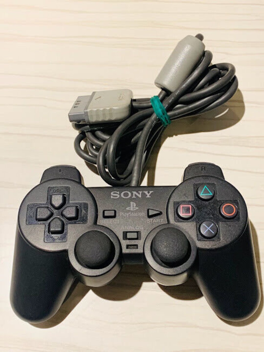 Playstation Dualshock Controller Diamond Black SCPH-1200 PS1 Official ...