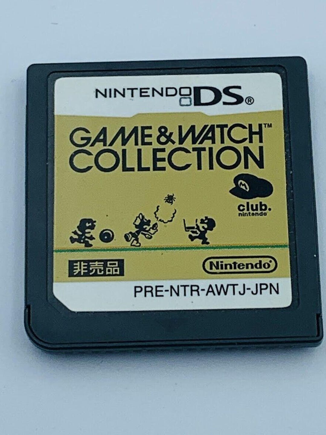 Game & Watch Collection Nintendo DS Japan Version Club Nintendo ...