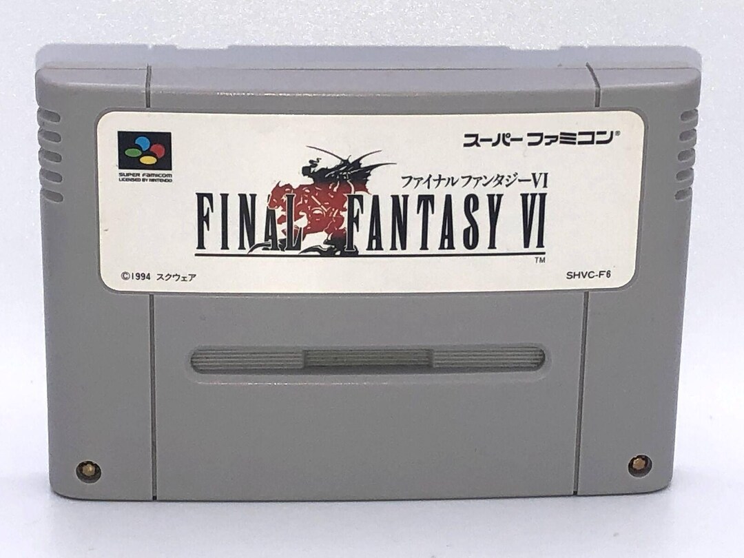 Final Fantasy VI Super Famicom (SNES) Japanese Super Nintendo ...