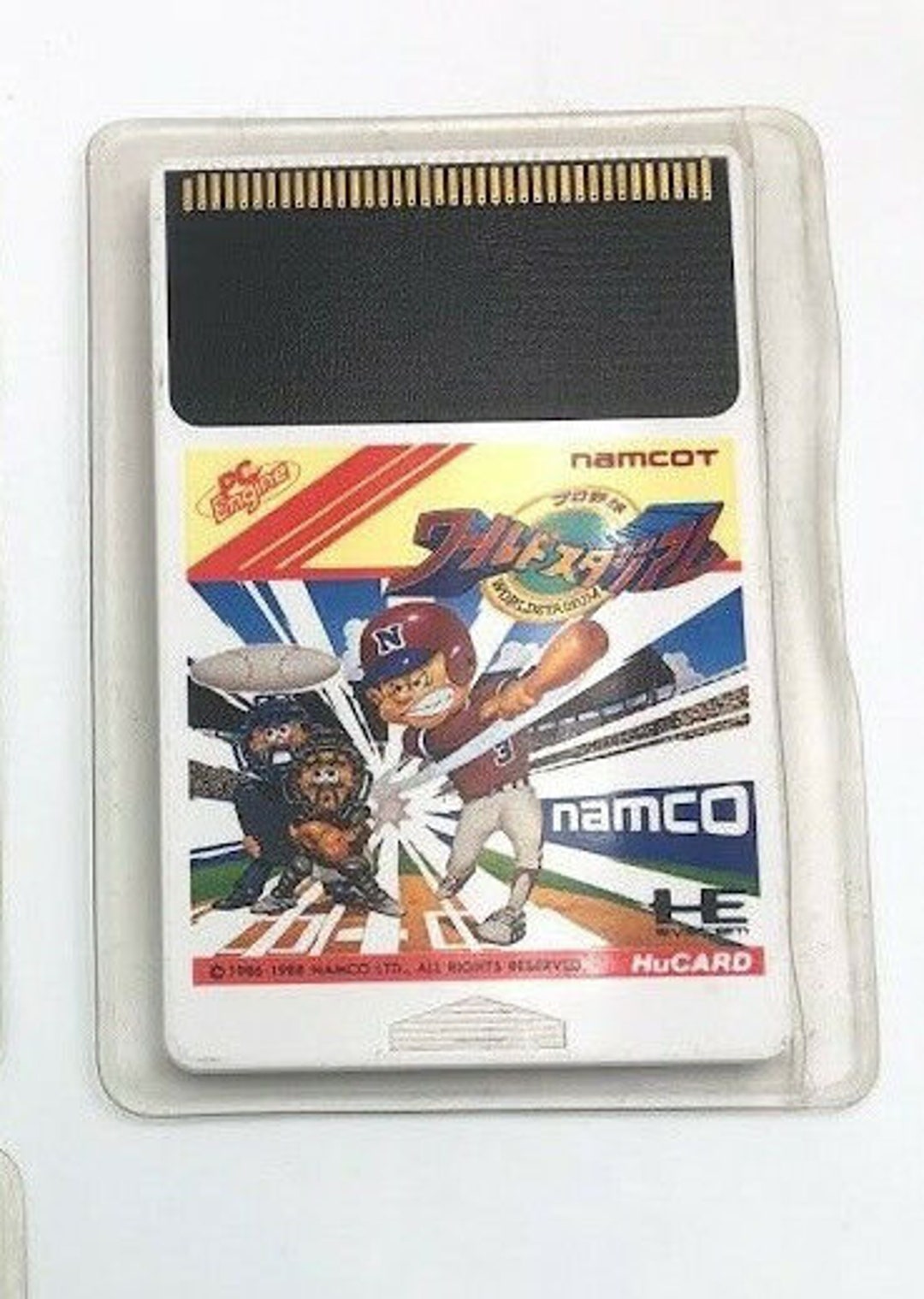 Pro Baseball World Stadium PC Engine Hucard Japan Yakyuu Namco - Etsy