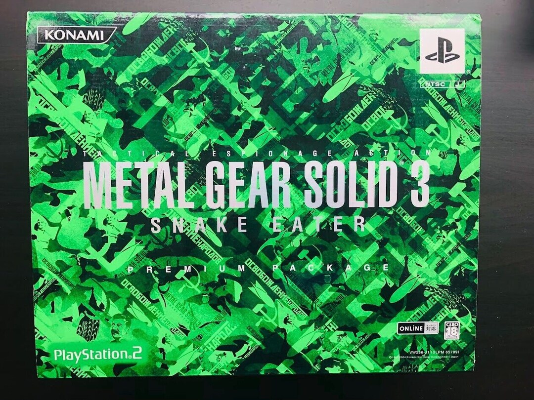 Metal Gear Solid 3 Snake Eater Premium Package Limited Edition PS2 ...