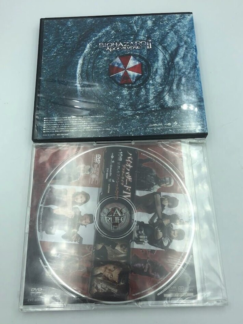 Biohazard II Resident Evil Apocalypse & IV Afterlife Capcom Set of 2 ...