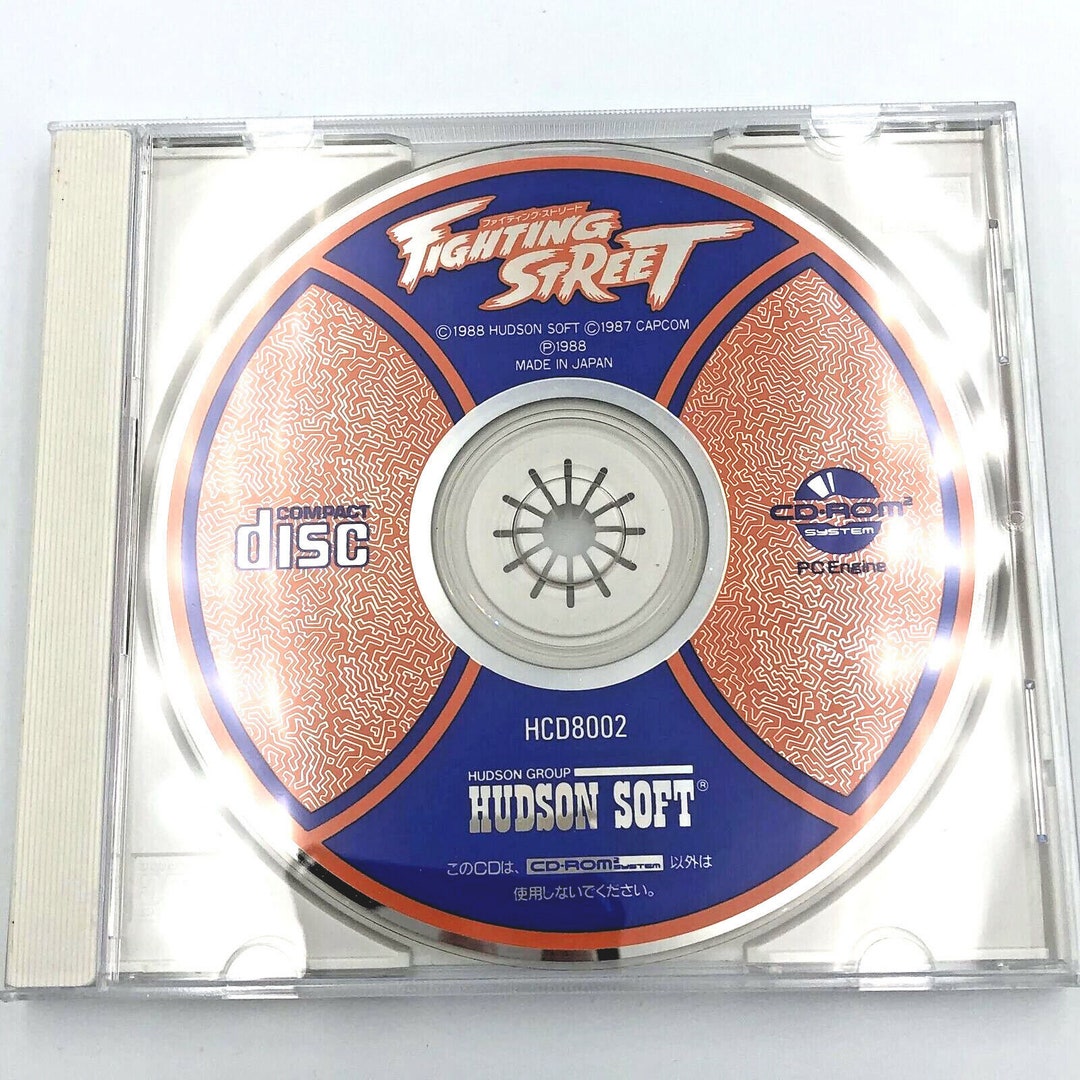 Fighting Street Aka Street Fighter 1 Pc-engine CD-ROM Japan Capcom 1987 ...