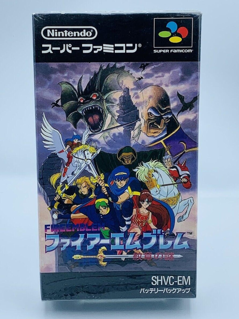 NEW SEALED Fire Emblem: Mystery of Emblem Nintendo Super Famicom Japan ...
