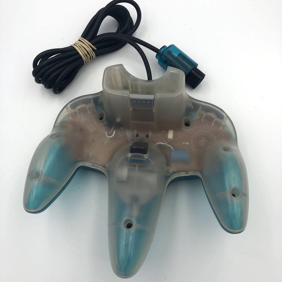 Nintendo 64 Controller Bros Authentic Official Clear Blue N64 Atomic ...