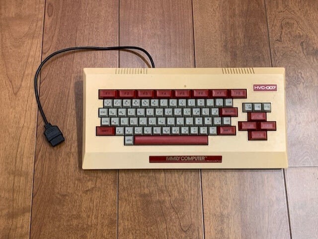 Nintendo Family Computer Keyboard Famicom HVC-007 NES Basic - Etsy
