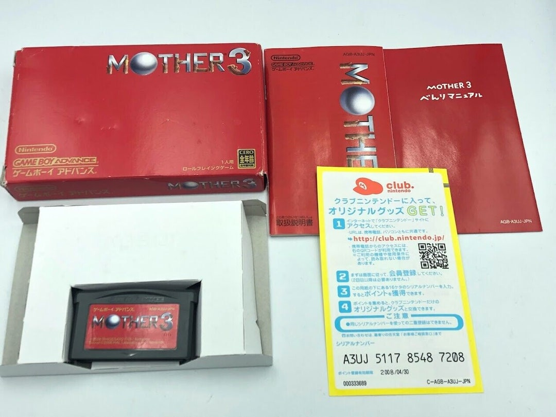 Mother 3 earthbound Game Boy Advance Japan Region-free COMPLETE CIB ...