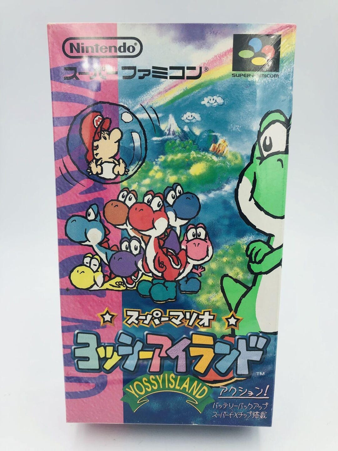 New Sealed Yoshi's Island Nintendo Super Famicom Japan SNES Complete ...