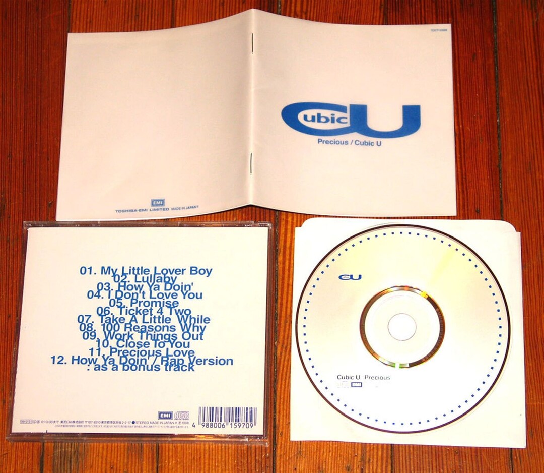 Cubic U precious CD Early Utada Hikaru Utada J-pop U3 Pre-fame Japanese Import - Etsy