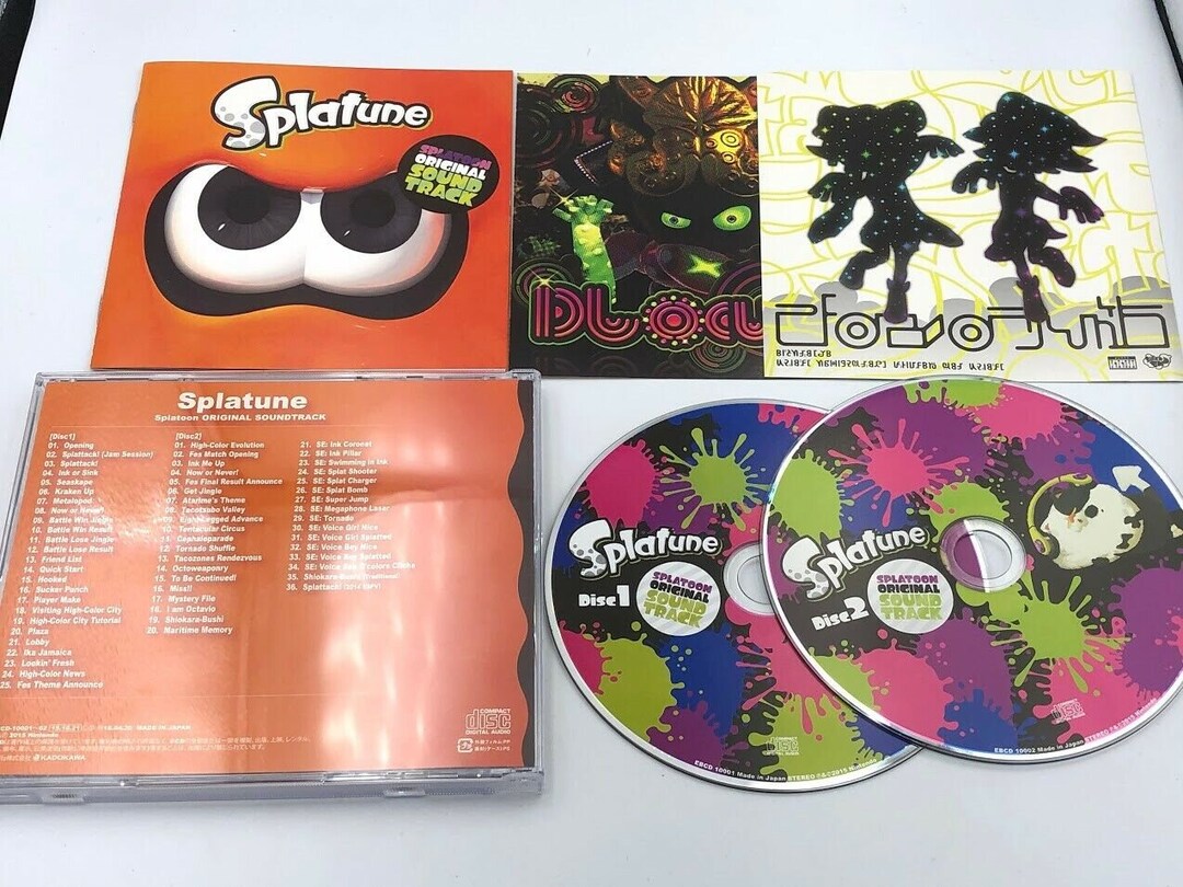 Splatune: Splatoon Original Soundtrack 2-CD OST Nintendo Switch/wii U ...