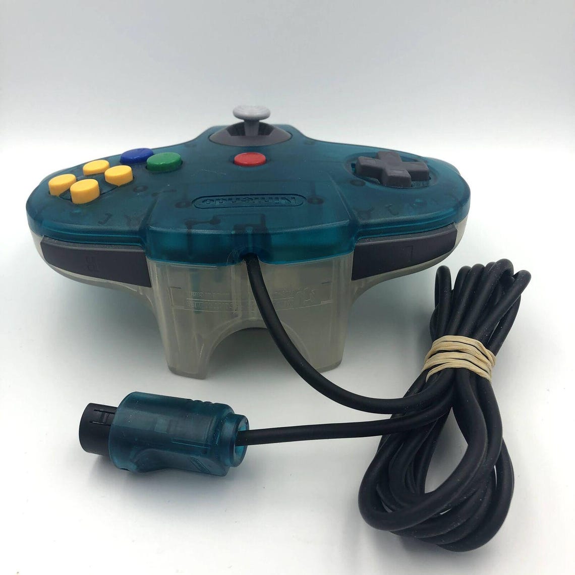Nintendo 64 Controller Bros Authentic Official Clear Blue N64 Atomic ...