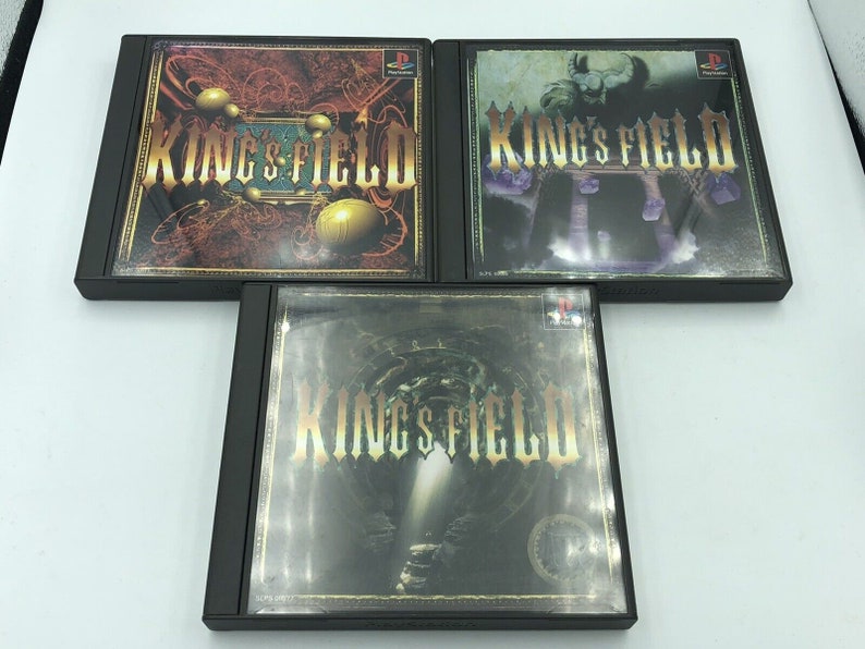 King's Field I II III 1 2 3 Playstation PS1 COMPLETE Set Japanese Fromsoftware - Etsy