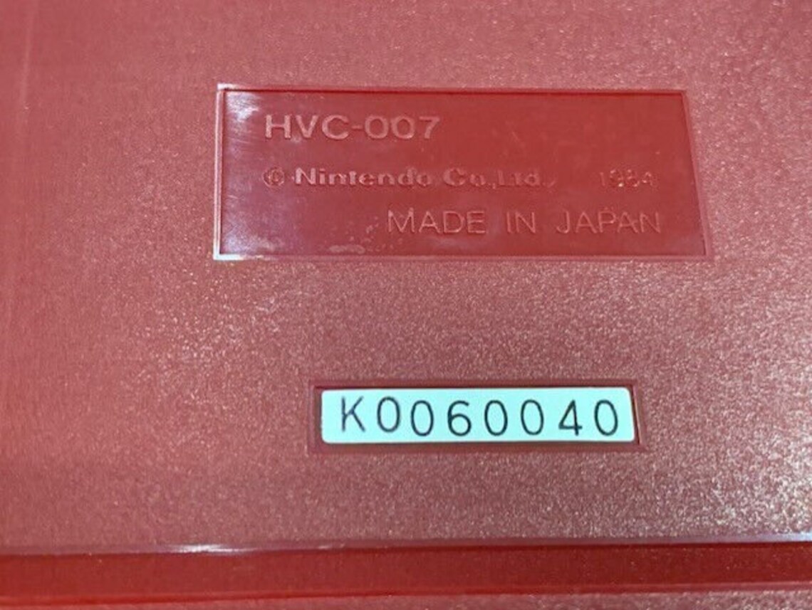 Nintendo Family Computer Keyboard Famicom HVC-007 NES Basic - Etsy