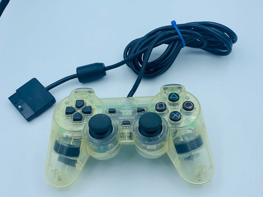CLEAR Playstation 2 Dualshock 2 Controller SCPH-10010 PS2 Official ...