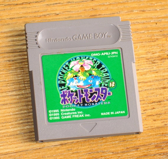 Pokemon Green Version Nintendo Game Boy Japan Version NEW Save - Etsy