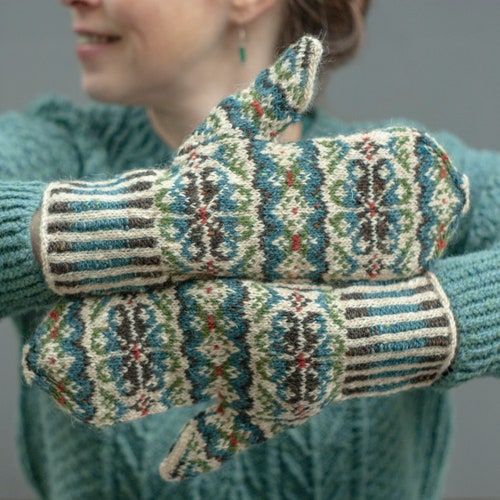 Knitting Pattern PDF Trigger Finger Mittens for Men and - Etsy