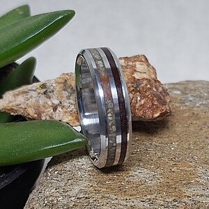 Coprolite (dino Poo) in Titanium. Jewelry, Any Occasion. Men's Wedding ...