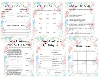 Alice in Wonderland Baby Shower Games - Etsy