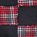 Red Plaid Rag Quilt Large Blanket 65 X 56 Throw - Etsy