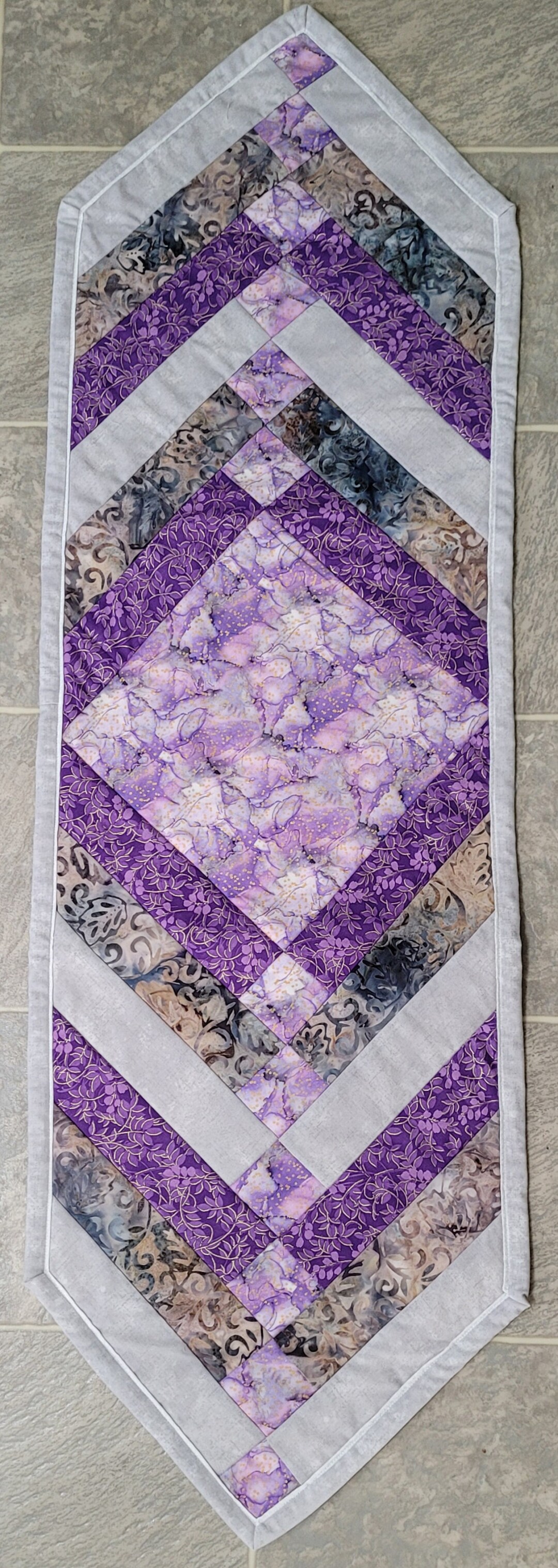 Lavender Splash Table Runner 48 X 14 Table Runner, Christmas, Holidays ...