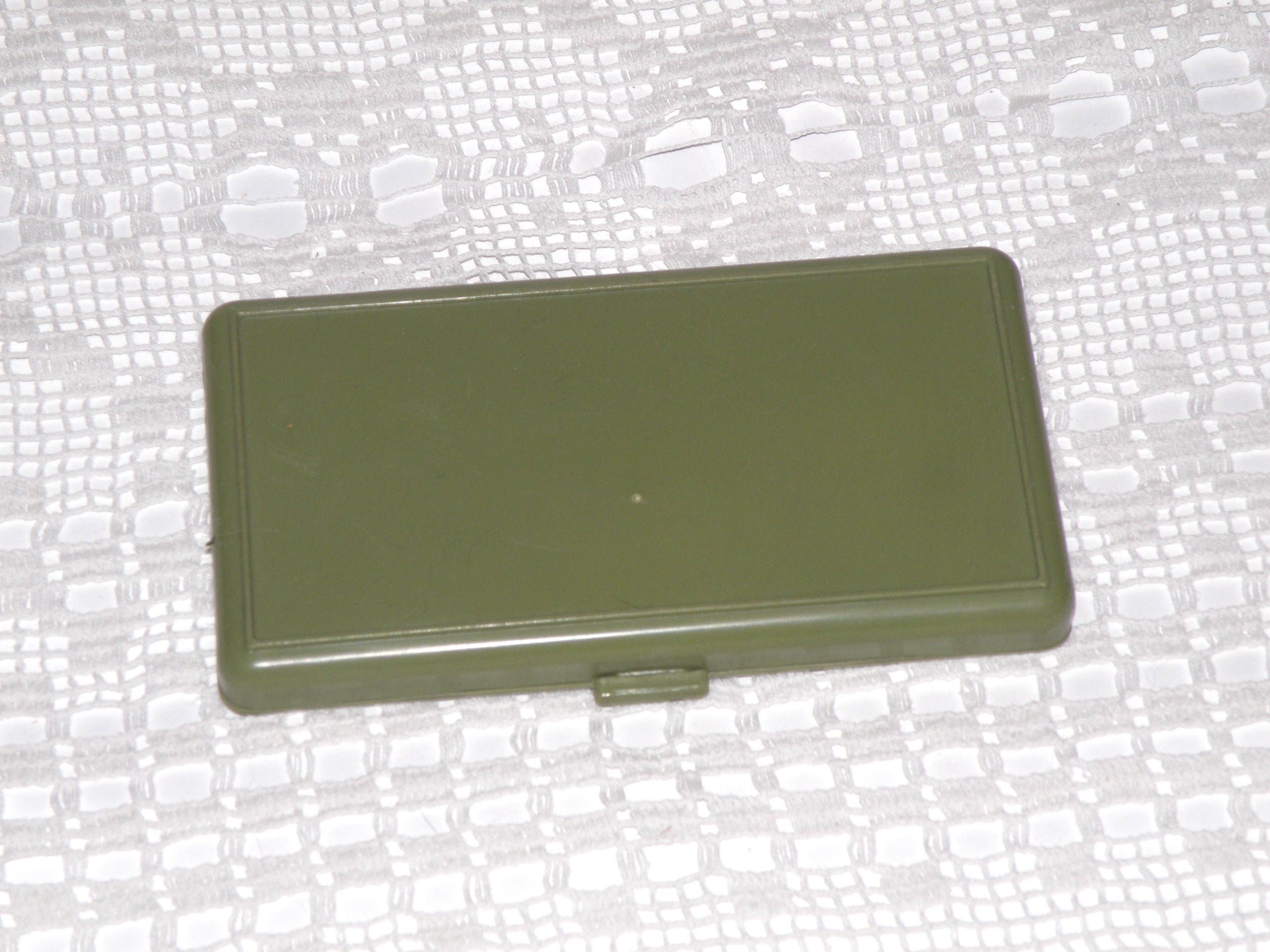 Vintage Green Plastic Box for Stamp Pad. Soviet Stamp Pad's Plastic Box ...