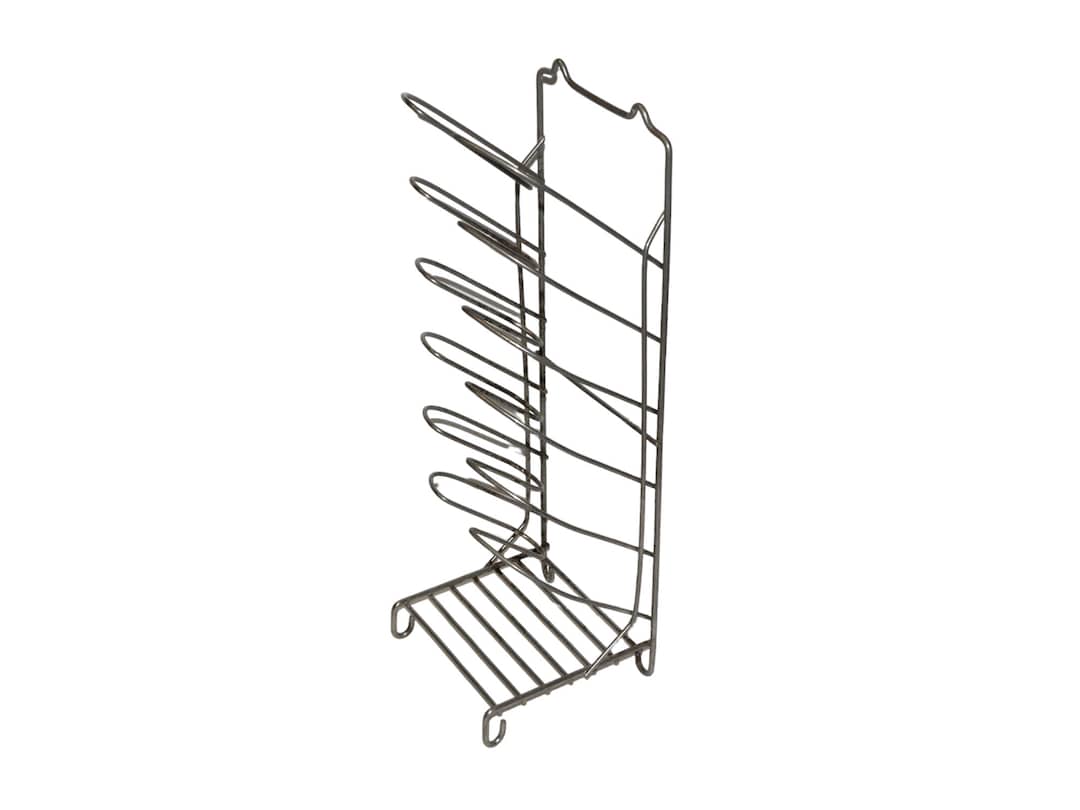 Vintage Wire Lid Holder, Retro Pots & Pans Wall Mounted Lid Stand, Pot ...