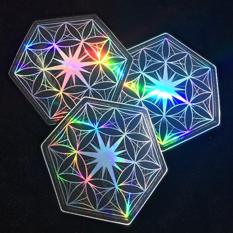 Sacred Geometry Sticker - Etsy