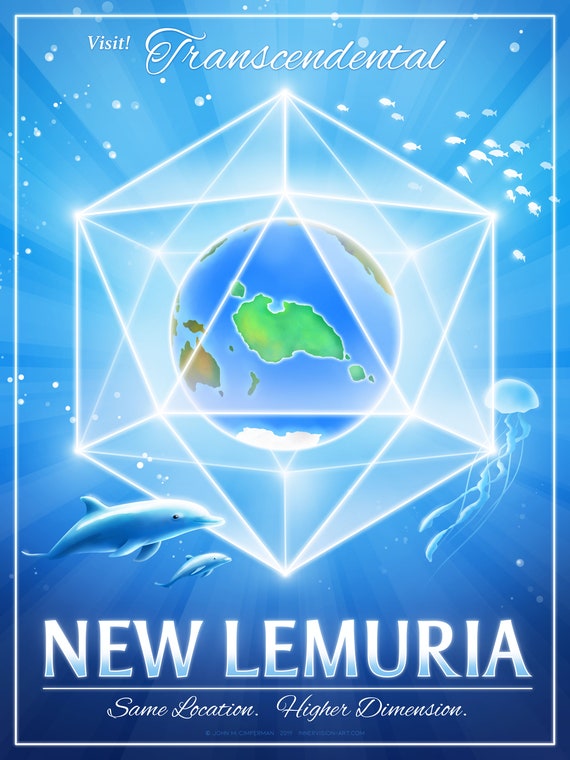 NEW LEMURIA Art Print by John M. Cimperman | Etsy