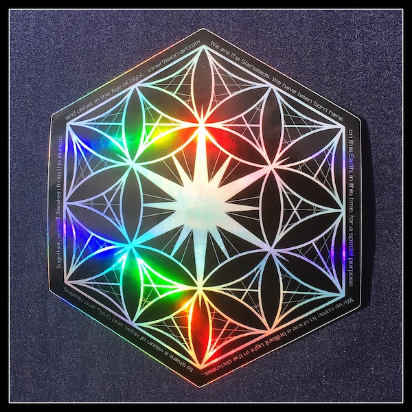 Sacred Geometry Sticker - Etsy