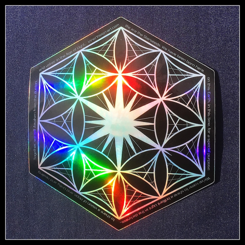 Sacred Geometry Sticker - Etsy
