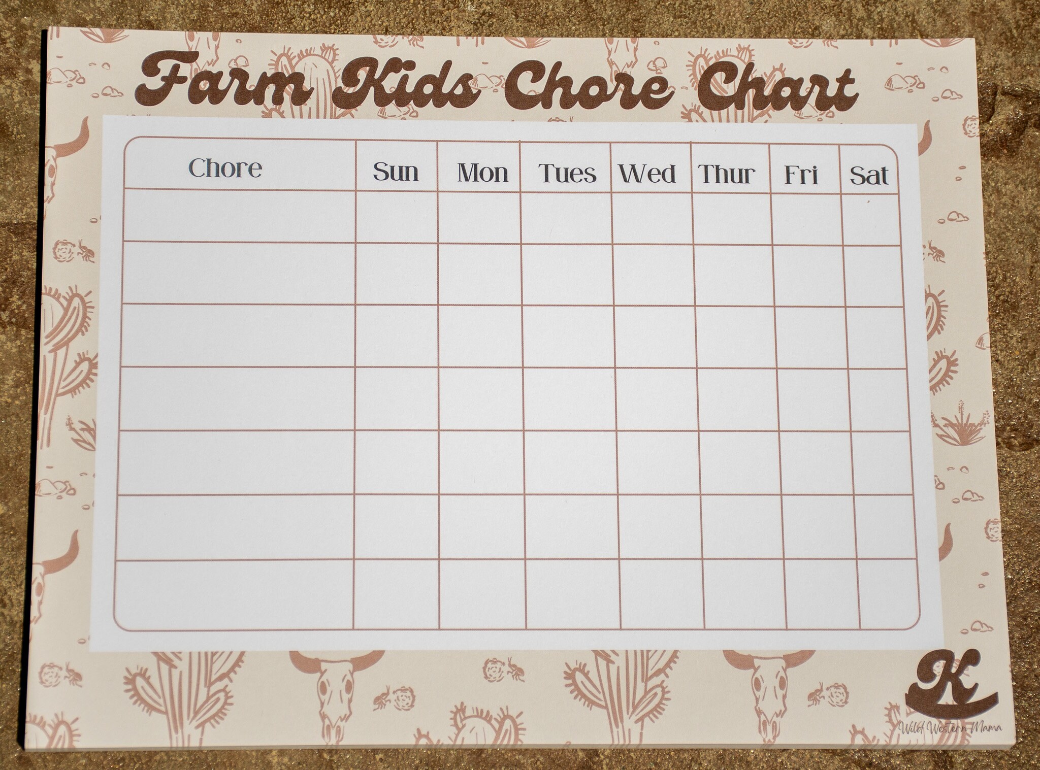 Farm Kid Chore Chart - Etsy