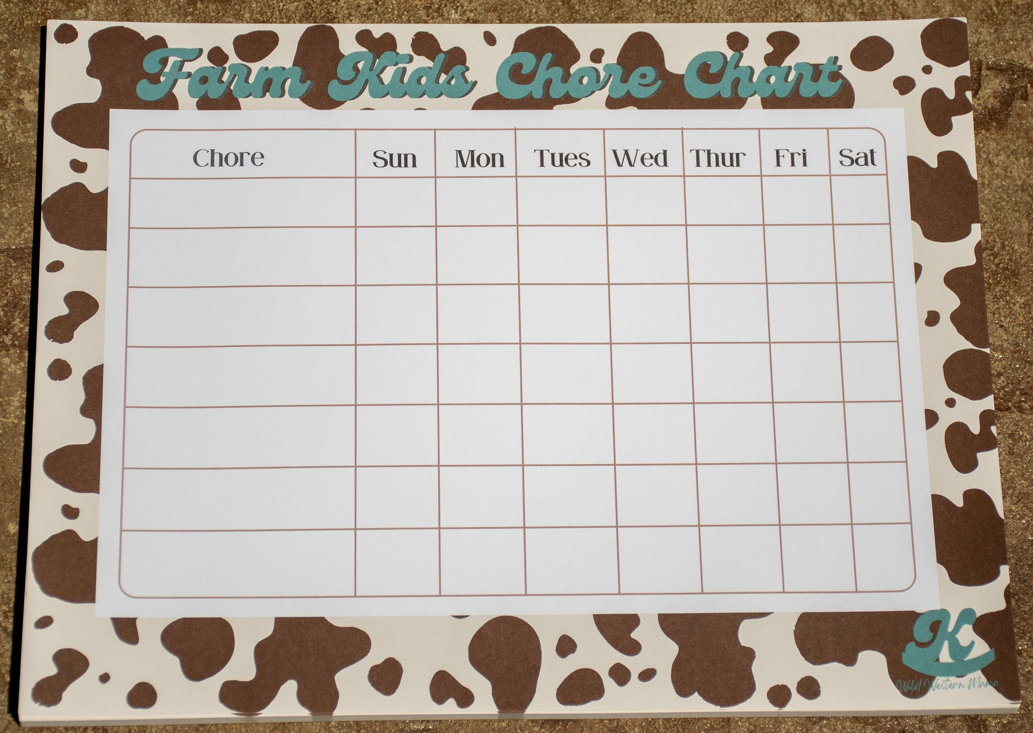 Farm Kid Chore Chart - Etsy