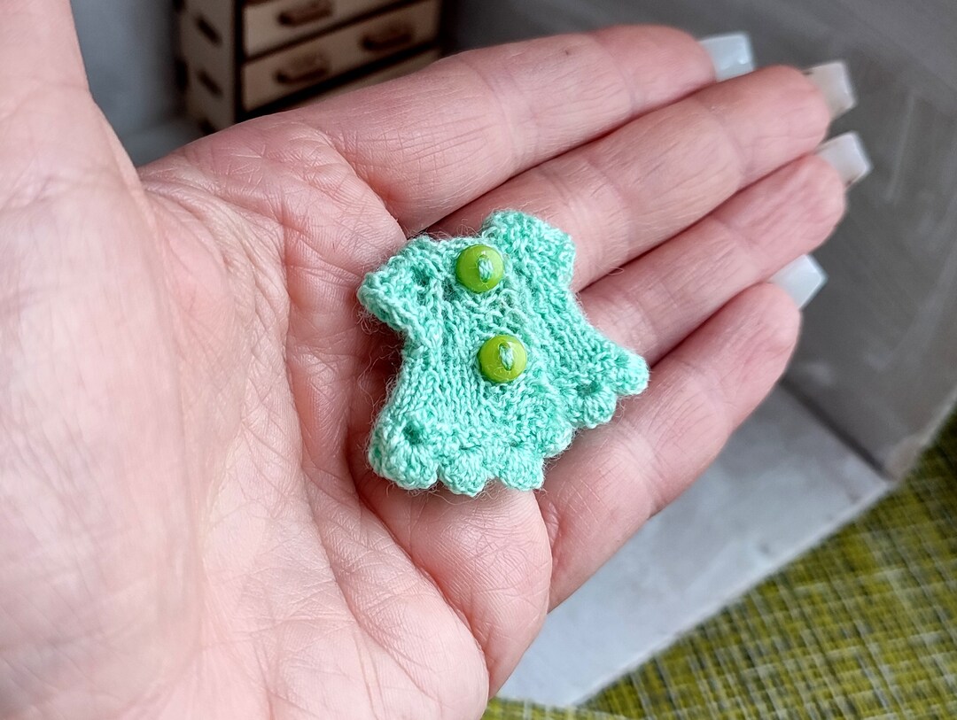 Miniature Doll Clothes DRESS 1:24 Dollhouse Miniature Baby Doll Clothes ...