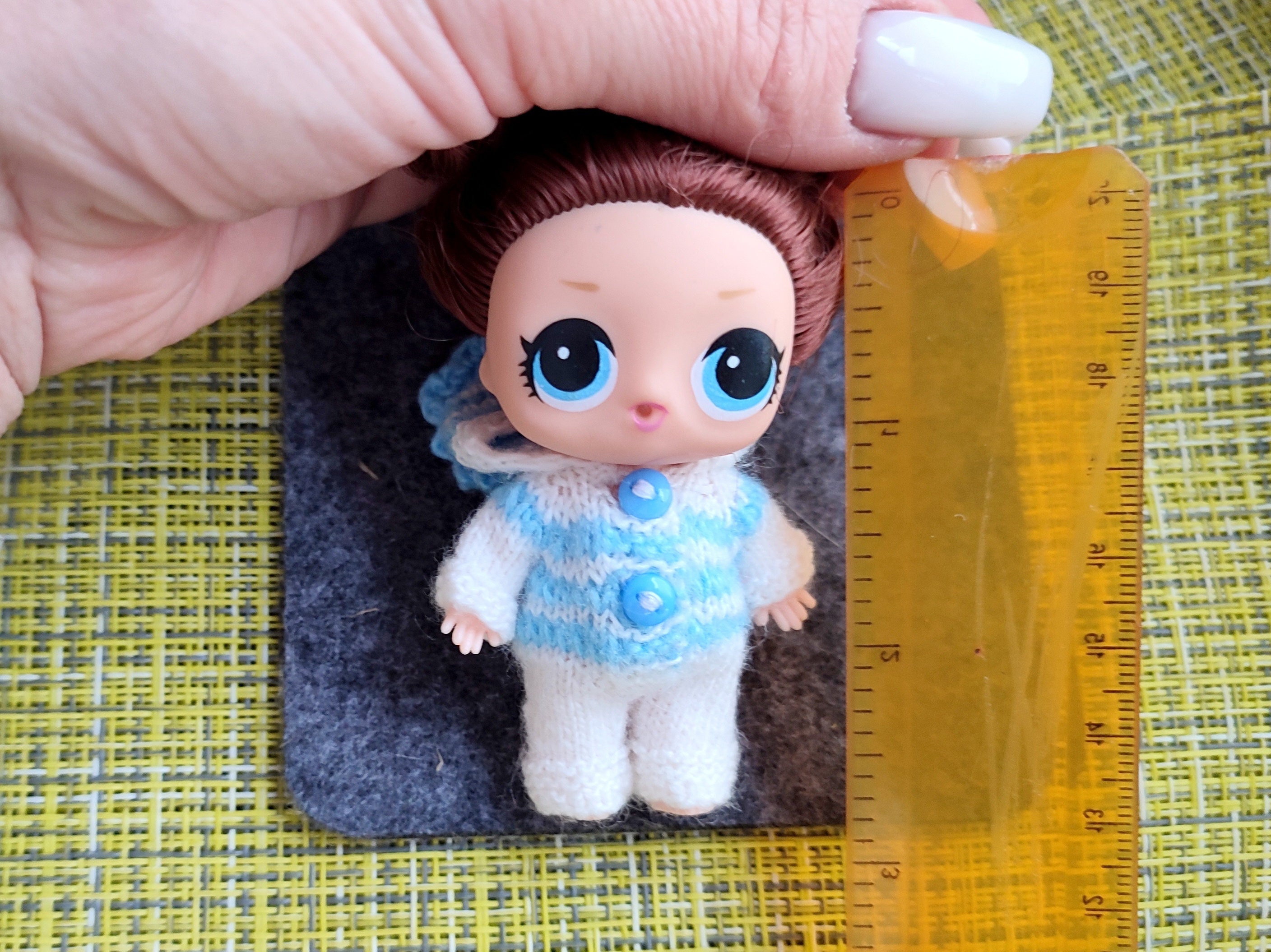 Miniature Doll Clothes Baby Jumpsuit 1:24 Dollhouse Miniature Baby Doll ... Miniature Doll Clothes Baby Jumpsuit 1:24 Dollhouse Miniature Baby Doll ...
