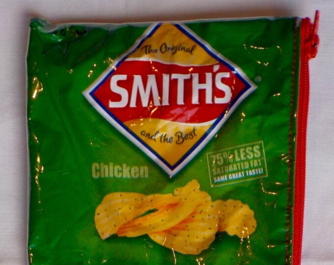 SMITH'S Chips Pencil Case: Chicken Flavour Red Zip - Etsy Australia